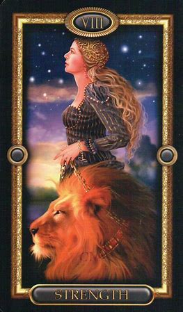 The Judgement and Strength Tarot Card Combination.